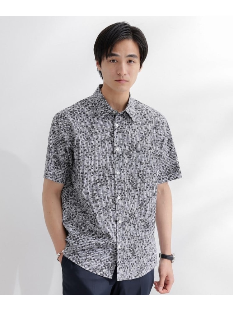 【楽天市場】【SALE／52%OFF】ストライプ小花プリント 半袖シャツ TAKEO KIKUCHI タケオキクチ トップス シャツ・ブラウス ブルー グレー ブラウン【RBA_E】【送料無料 ...