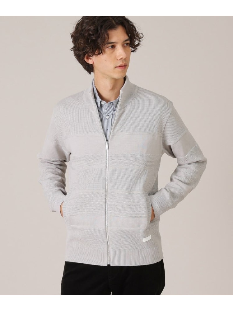 【楽天市場】【SALE／55%OFF】【Made in JAPAN】スタンドカラー ジップアップ ニット TAKEO KIKUCHI タケオキクチ トップス ニット グレー ネイビー【RBA ...