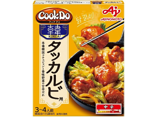 【楽天市場】【送料無料 2個販売】味の素 クックドゥコリアタッカルビ用 90g 韓国合わせ調味料：テイクストーン 楽天市場店