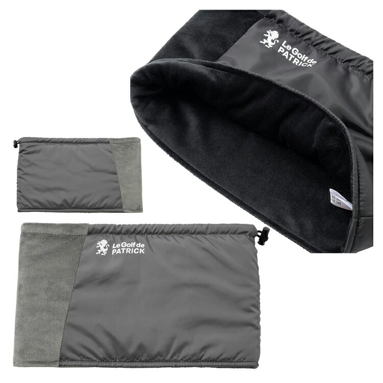 【楽天市場】パトリック ゴルフ ネックウォーマー メンズ レディース 防寒 寒さ対策 起毛 ドローコード 無地 ロゴ シンプル ゴルフウェア ...