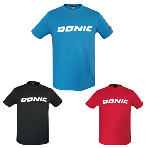 【楽天市場】DONIC ドニック シャツ ロゴ2025 alg0136 卓球ウェア JTTA公認ユニフォーム 男女兼用 ユニセックス メンズ レディース キッズ ジュニア 注文後のキャンセル ...