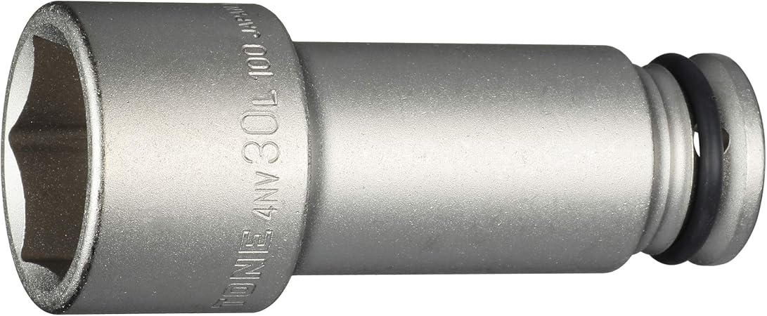 【楽天市場】トネ(TONE) インパクト用超ロングソケット 4NV-30L100 差込角12.7mm(1/2 ) 二面幅30mm ...