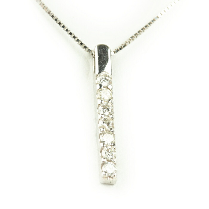 【楽天市場】VENDOME AOYAMA ヴァンドーム青山 ダイヤモンド 0.21ct ネックレス K18WG 18金 ホワイトゴールド 全長 ...