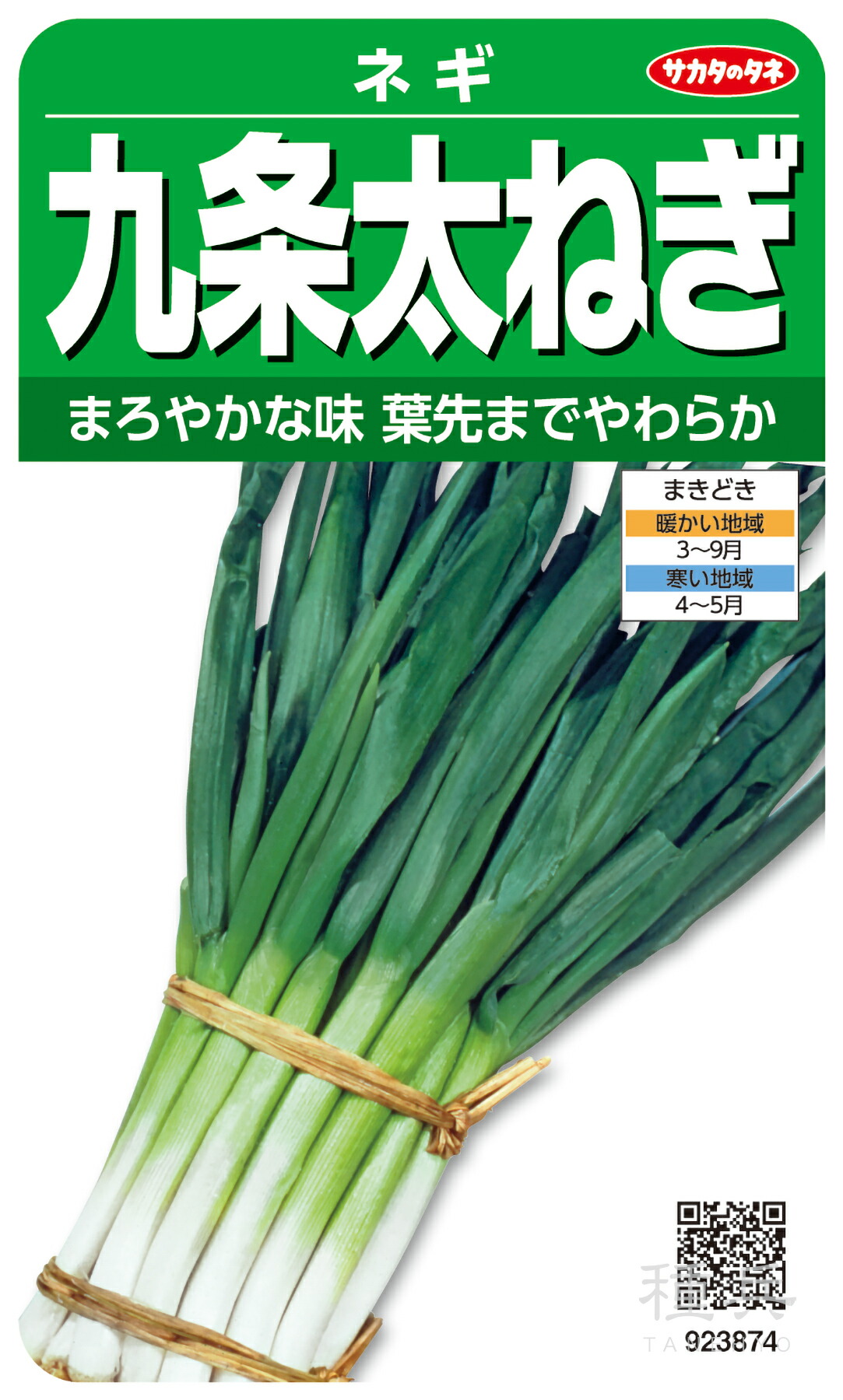 【楽天市場】ネギ 種 『九条太ねぎ』 サカタのタネ：種兵ネットショッピング