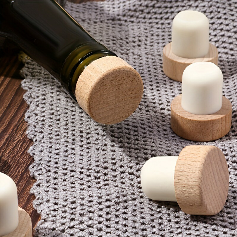 【楽天市場】10ピース ブナ材T字型ワインボトルストッパー、2.79cm X 3.02cm - 鮮度を保つ耐久性シール、キッチン＆バーアクセサリーに最適.：たねまるクローズショップ