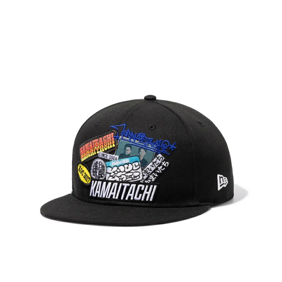 【楽天市場】NEW ERA(ニューエラ) 9FIFTY KAMAITACHIかまいたち ステッカー ブラック ニューエラ キャップ 950 ...