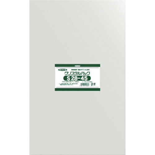 【楽天市場】トラスコ中山 HEIKO OPP袋 テープなし クリスタルパック S28-45 tr-8562706 透明感 高級 作業効率 熱圧着 中身 保護 保管 整理 最適 透明 スマート ...