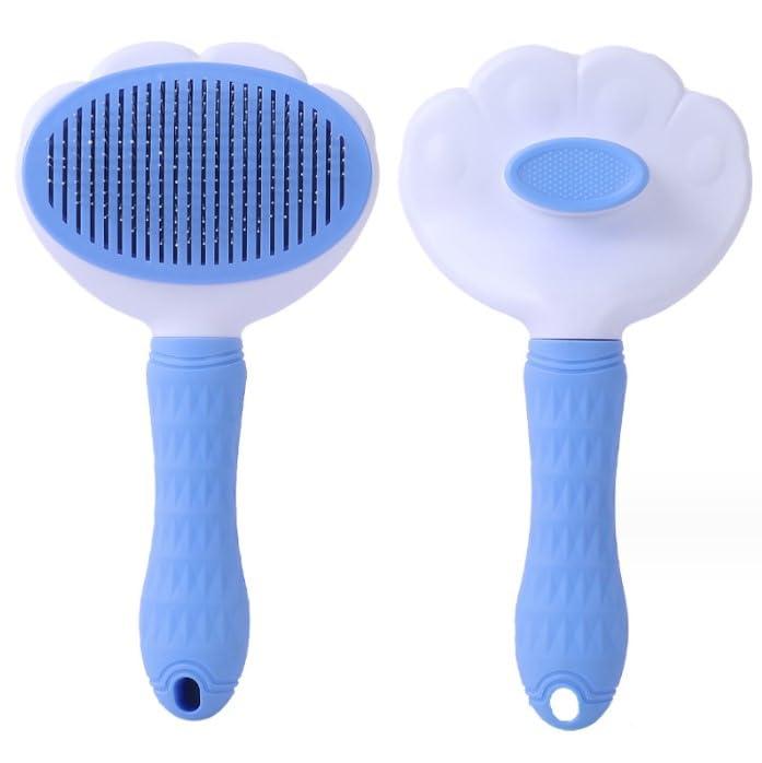 【楽天市場】猫・犬ペットブラシ ワンニャンプッシュ お手入れ簡単ワンプッシュで抜け毛リセット：Tanzan