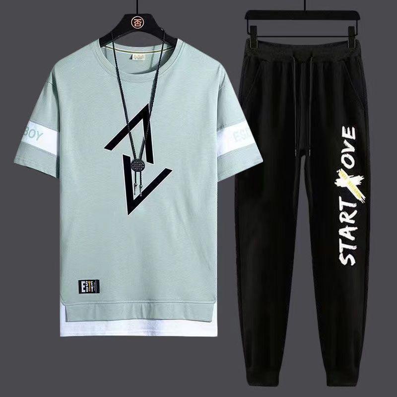 【楽天市場】Tシャツ メンズ 男性用 半袖 長ズボン セットアップ 接触冷感 部屋着 ルームウェア 上下セット ポリエステル 日常 普段使い ...