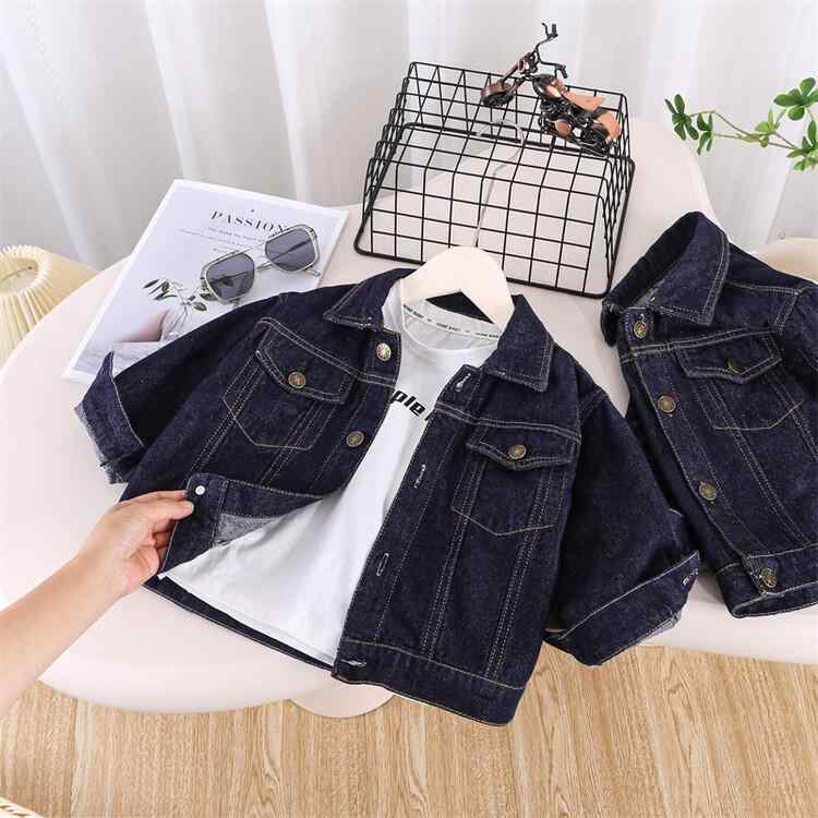 【楽天市場】キッズ 男の子 デニムジャケット Gジャン ブルゾン 長袖 ボーイズ 子供服 アウター トップス 普段使い 通学：Tanzan