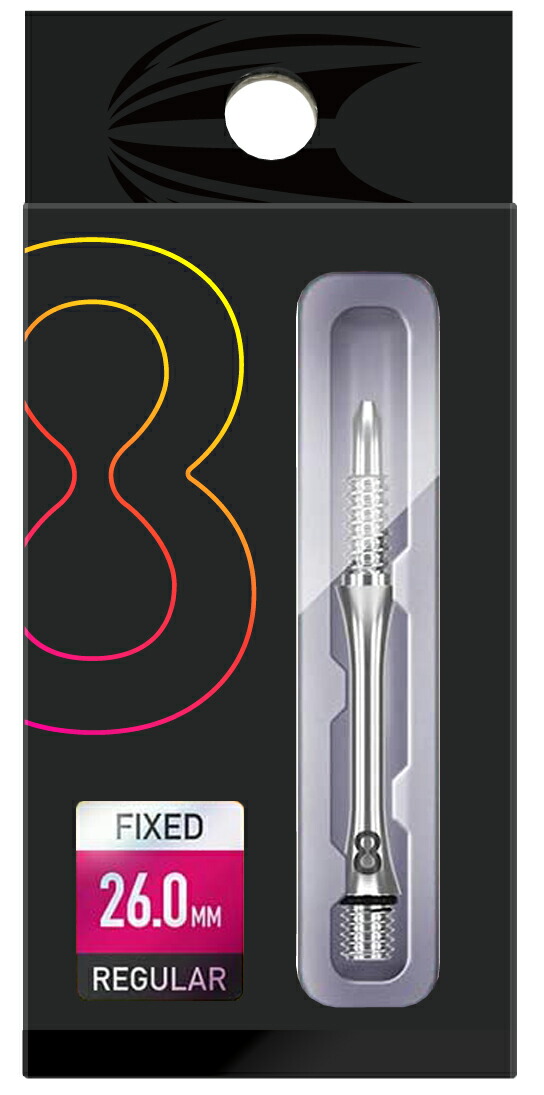 【楽天市場】【楽天マラソンポイント 10倍】新品8 FLIGHT SLIM TITANIUM 26MM FIXED SHAFT（エイトフライト ...