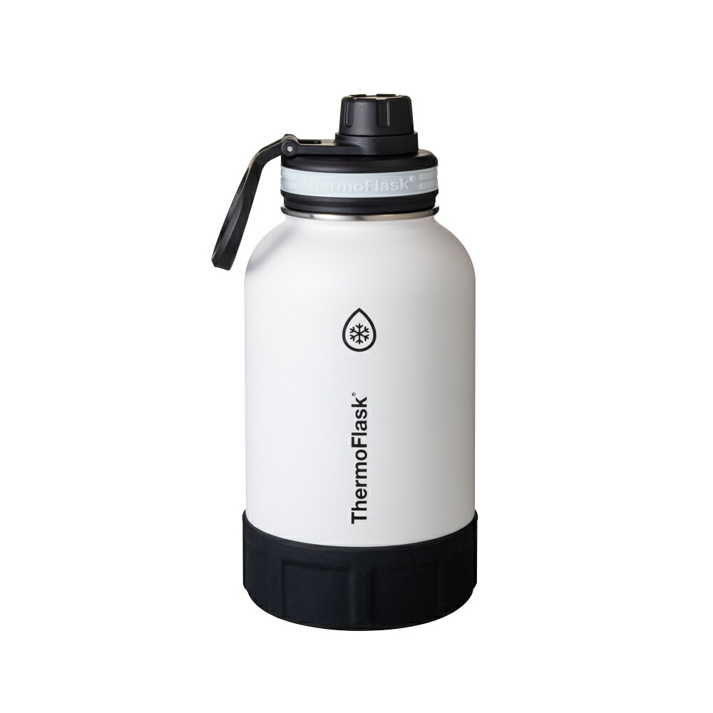 【楽天市場】サーモフラスク シェアボトル 0.94L 940ml 水筒 大容量 保冷専用 直飲み ハンドル付 バンパー 真空二重構造 持ち手付 大容量 ステンレスボトル 愛犬 散歩 犬 ペット ...