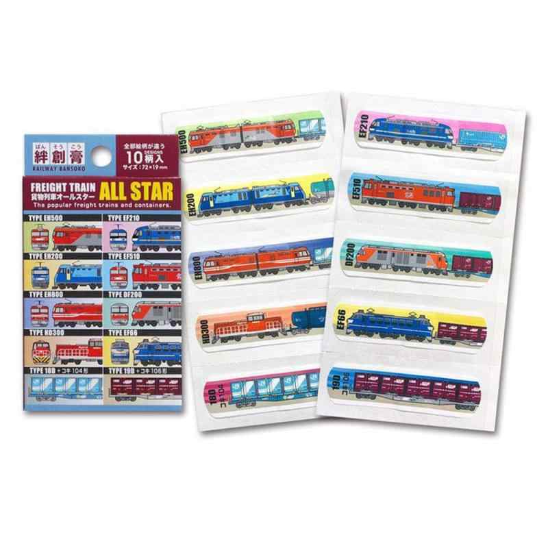 【楽天市場】立誠社(Risseisha) 絆創膏 ばんそうこう 貨物列車オールスター柄：タロットマスター