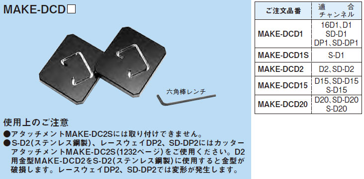 【楽天市場】【受注品】MAKE-DCD1S ネグロス 替金型(MAKE-DC1用)【代引不可】【キャンセル不可】：タロトデンキ