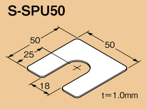 【楽天市場】S-SPU50 ネグロス ワールドダクター レベル調整スペーサー(10個入)：タロトデンキ