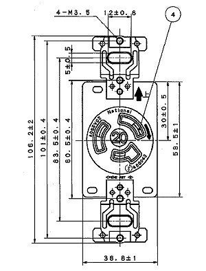 【楽天市場】WF2320WK パナソニック 引掛け埋込コンセント ミルキーホワイト(3P 20A 250V)：タロトデンキ