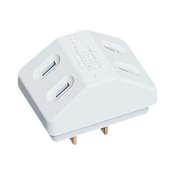 【楽天市場】WH2012 パナソニック 三角タップ(ホワイト)：タロトデンキ