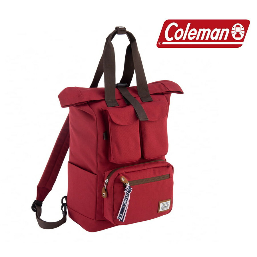 【楽天市場】【Coleman】 jn002 JORNEY カウトマスター3ポケット 23L かばん バッグ シンプル おしゃれ 普段使い 便利 ...