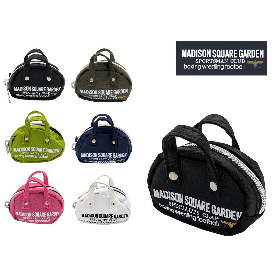 【楽天市場】【クリックポスト/時間指定不可】【MADISON SQUARE GARDEN】432-141 ミニマルポーチ 小物ケース カラビナ ...