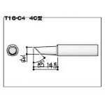 【楽天市場】【はんだごて用こて先が格安特価】白光 こて先 4C型 T18C4 [355-9301] 【ハンダゴテ】[T18-C4]：激安工具の ...