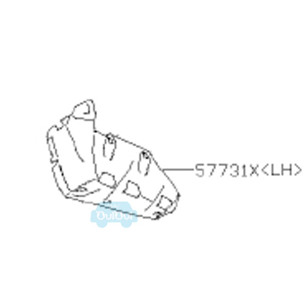 【楽天市場】57731SJ420【スバル純正】リヤバンパーカバー サイド(左) SKフォレスター Sport以外のグレード用【SUBARU純正 ...