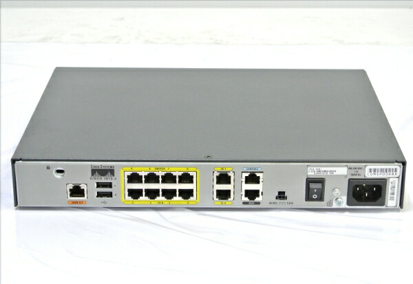 【楽天市場】Cisco 1812-J C181X-ADVIPSERVECESK9-M Ver.12.4(6)T2 256M/64M 【中古】 【20130517】：TCEダイレクト楽天市場店