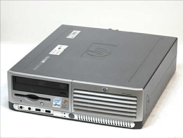 【楽天市場】hp SLIM dc7700p Core2DuoE6400-2.13GHz/1GB/160GB COMBO/WinXP 【中古 ...