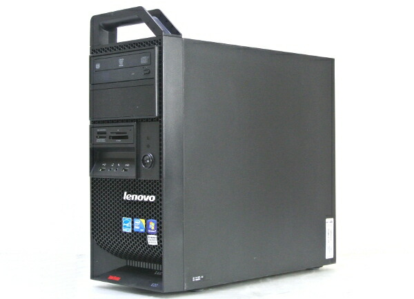 【楽天市場】Lenovo ThinkStation E20 XeonX3450/4GB/250GB/MULTI/FX580/Win7 【中古 ...