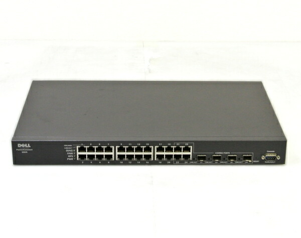 【楽天市場】DELL PowerConnect 5324 24ポート1000BASE-T L2スイッチ 【中古】【20141016】：TCE ...