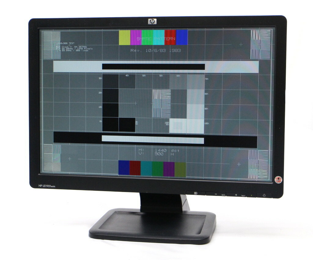 【楽天市場】hp LE1901wm 19インチ非光沢パネル WXGA+ 1440x900ドット RGB/DVI-D入力 2系統入力 【中古 ...