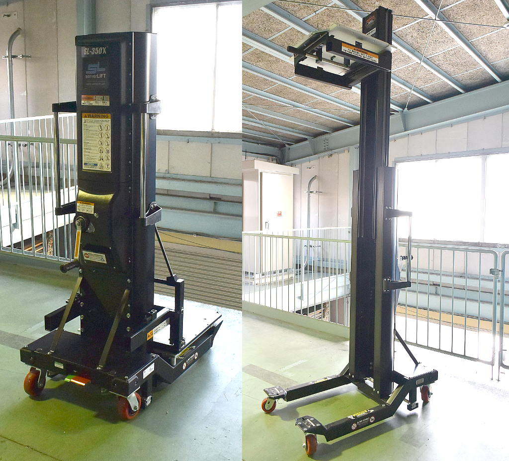【楽天市場】【送料無料対象外】ServerLIFT SL-350X フルサイズラック対応手動式サーバーリフト オプション品各種付属 【引き取り ...