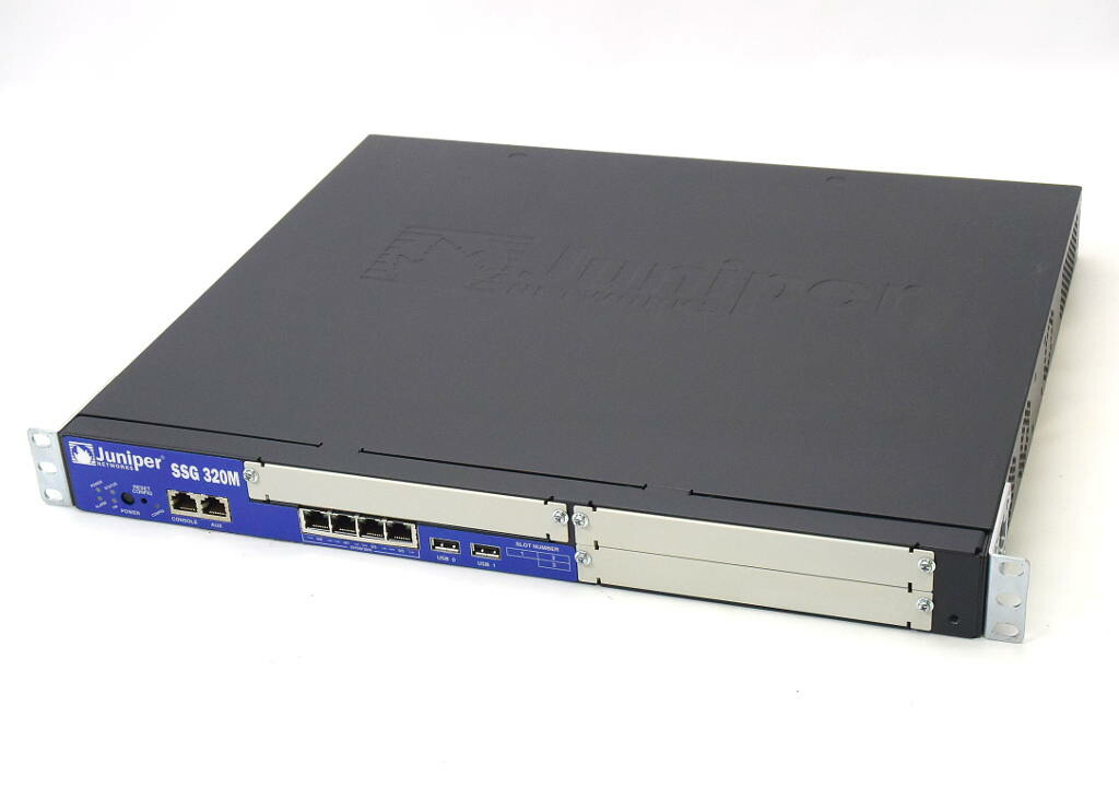 【楽天市場】Juniper SSG320M SSG-320M-SH Ver.6.1.0r7.0 設定初期化済 Type Firewall ...