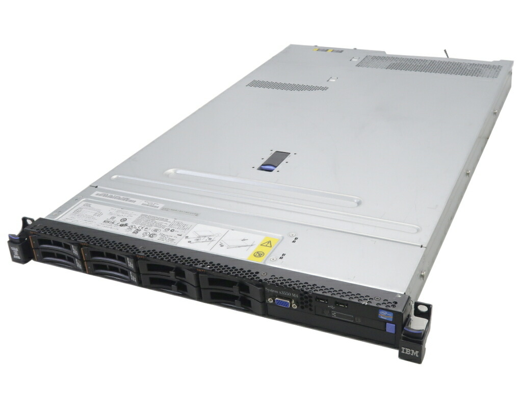 【楽天市場】IBM System x3550 M4 7914-PAA Xeon E5-2609 2.4GHz 16GB 300GBx4台(SAS2.5インチ/6Gbps/RAID5構成) AC ...