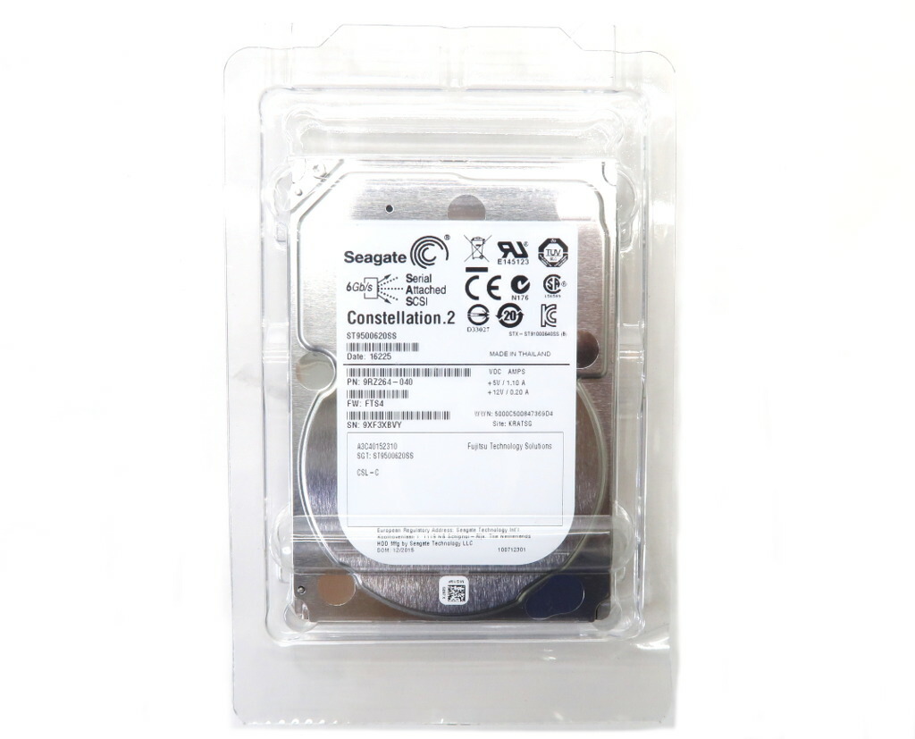 【楽天市場】Seagate ST9500620SS 2.5インチSAS 500GB 【中古】【20180824】：TCEダイレクト楽天市場店