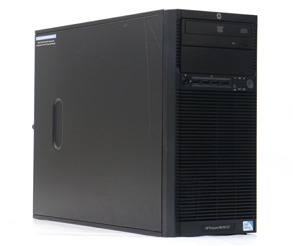【楽天市場】hp ProLiant ML110 G7 Celeron G530 2.4GHz 4GB 146GBx4台(SAS3.5インチ ...
