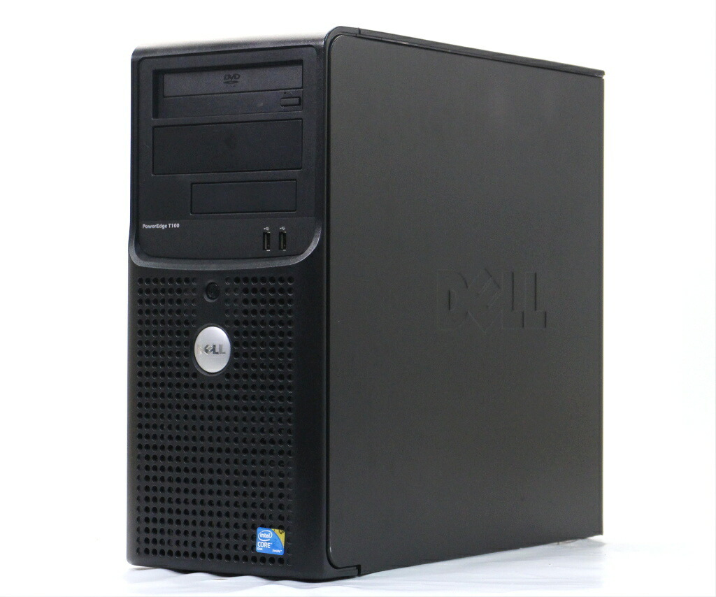 【楽天市場】DELL PowerEdge T100 Core2Duo E7400 2.8GHz 4GB 300GBx2台(SAS3.5インチ ...