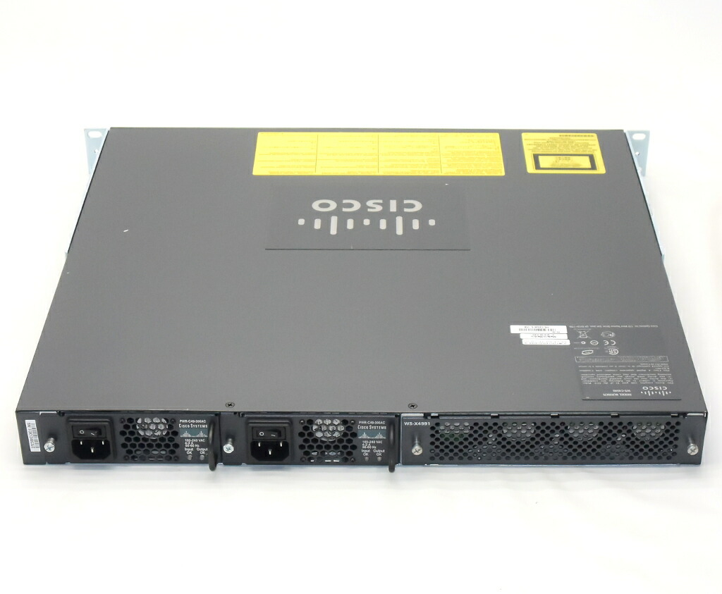 【楽天市場】Cisco (NEC OEM) WS-C4948 V04 48ポート1000BASE-T(内4ポートSFP兼用) cat4000 ...