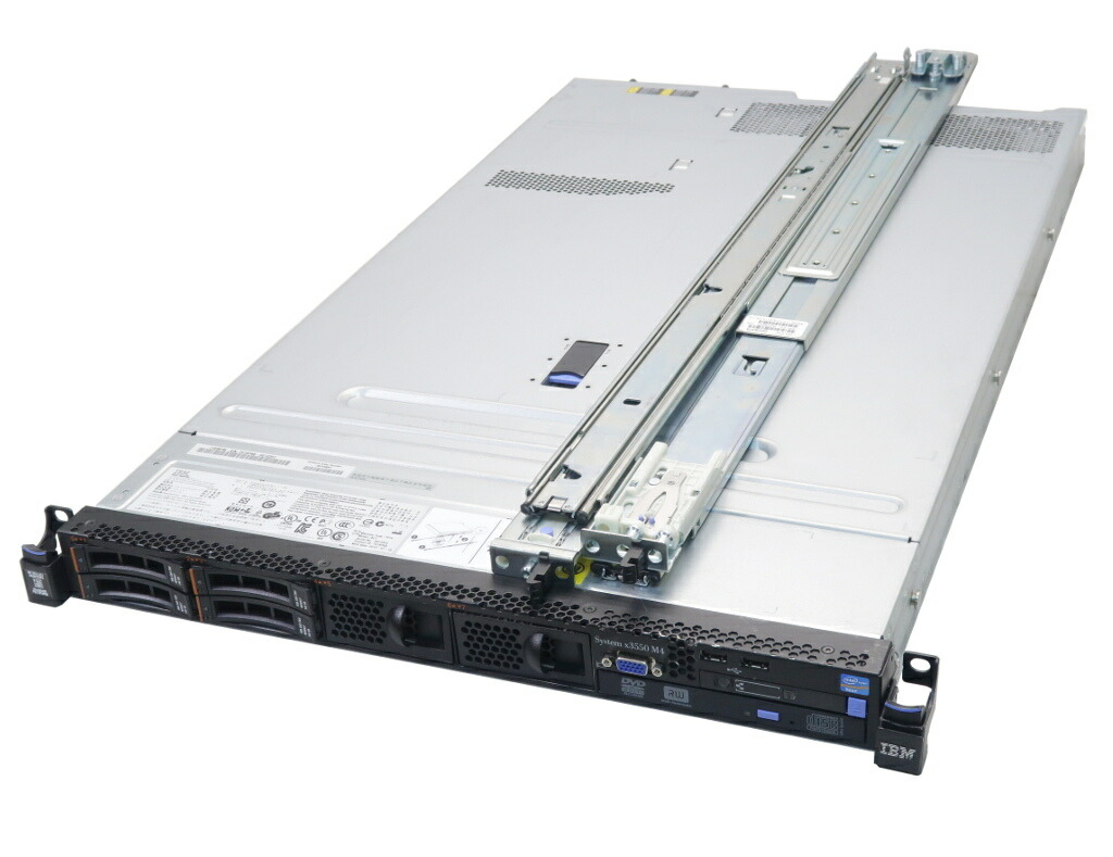 【楽天市場】IBM System x3550 M4 Xeon E5-2603 1.8GHz*2 16GB 146GBx4台(SAS2.5インチ ...