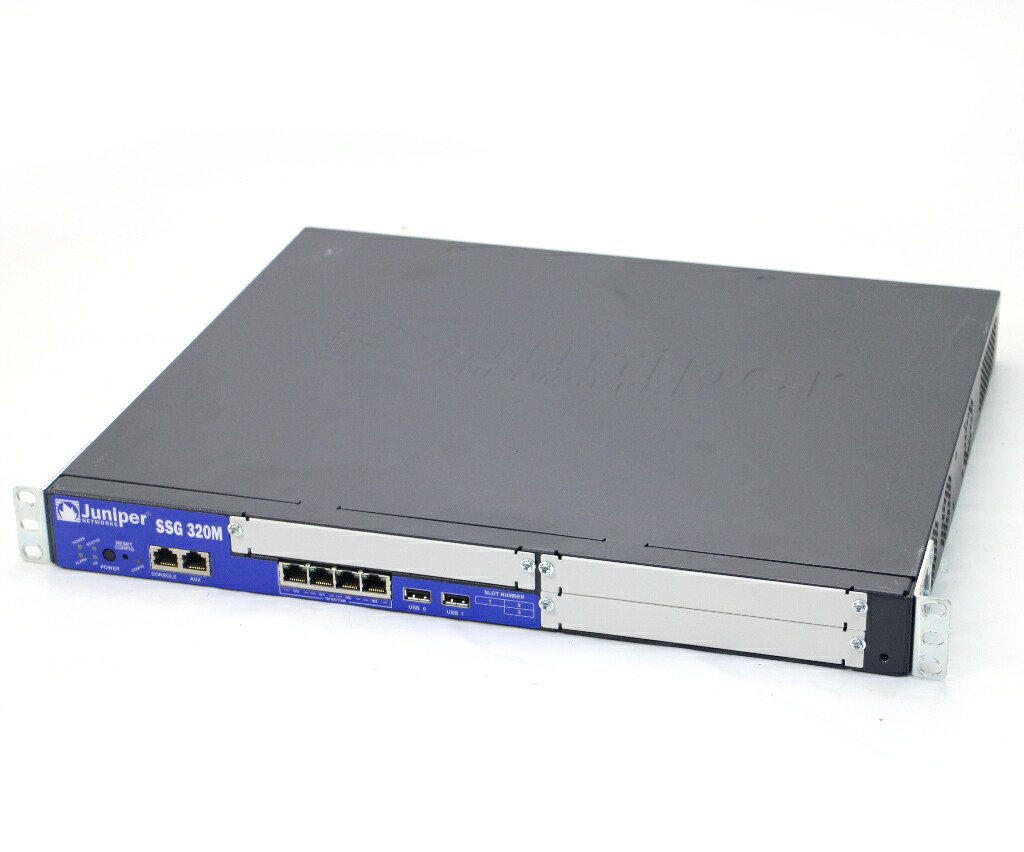 【楽天市場】Juniper SSG 320M ScreenOS 6.3.0r21.0 Type Firewall+VPN Feature AV ...