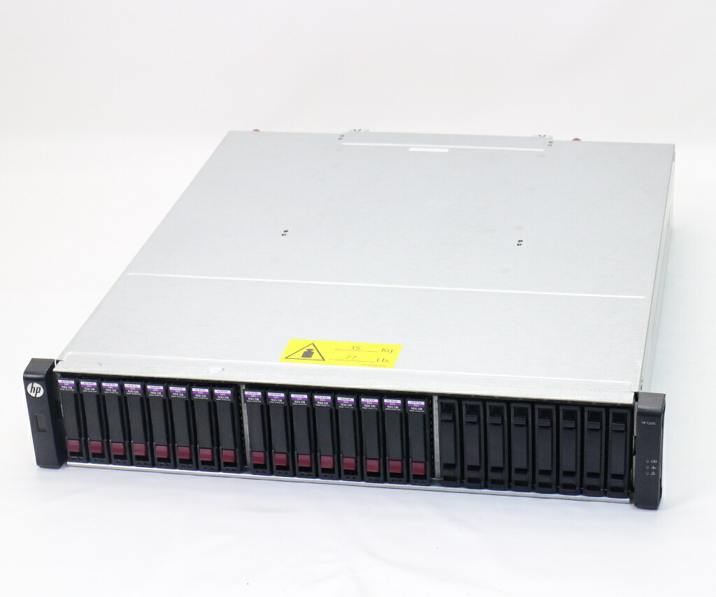 【楽天市場】HPE StorageWorks StorageWorks P2000 G3 MSA iSCSI ディスクアレイラック(2U ...