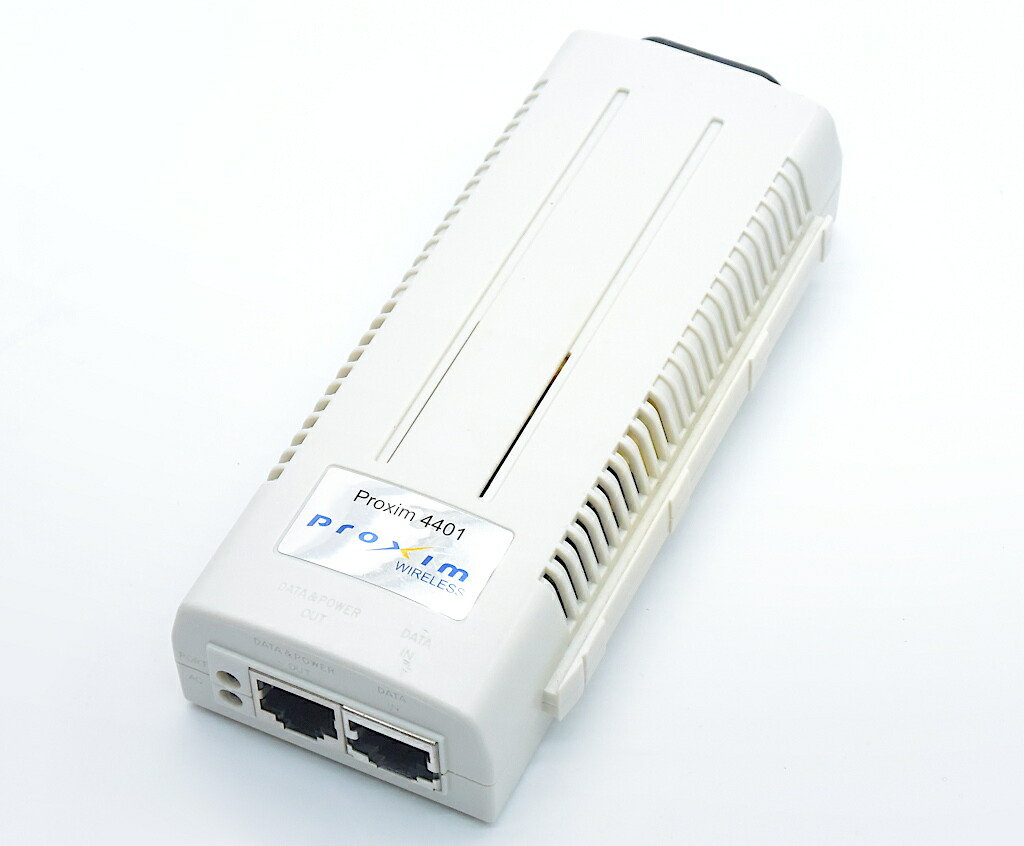 【楽天市場】Proxim Proxim 4401 1ポート PoE インジェクター 出力1ポート1000BASE-T PoE給電アダプタ 動作 ...