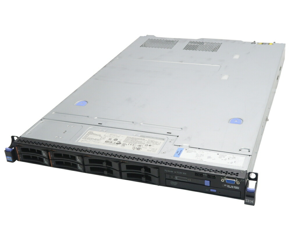 【楽天市場】IBM System x3530 M4 Xeon E5-2420 1.9GHz 32GB 1TBx4台(SAS2.5インチ ...