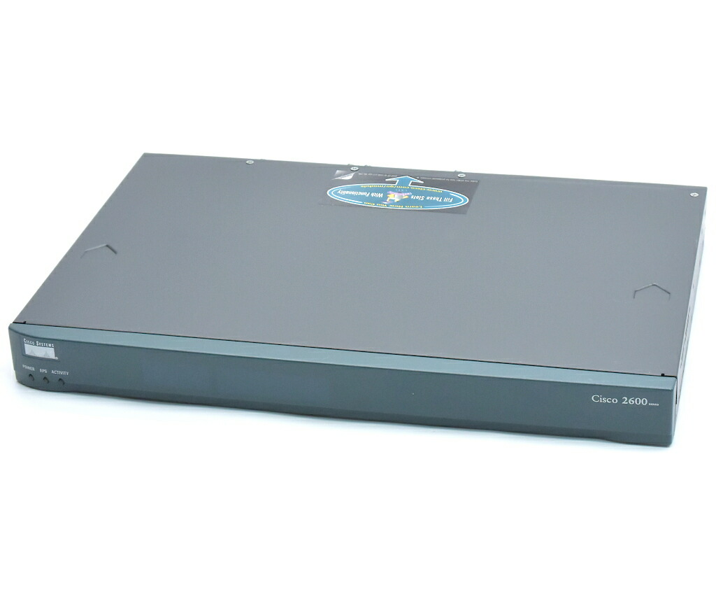 【楽天市場】Cisco 2621XM C2600-I-M Ver.12.2(11)T3 DRAM32MB FLASH16MB 設定初期化済 ...