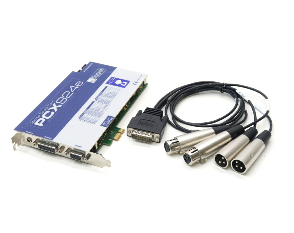 【楽天市場】digigram PCX924e ステレオサウンドカード ミニジャックヘッドフォンステレオ出力 【中古】【20210713 ...