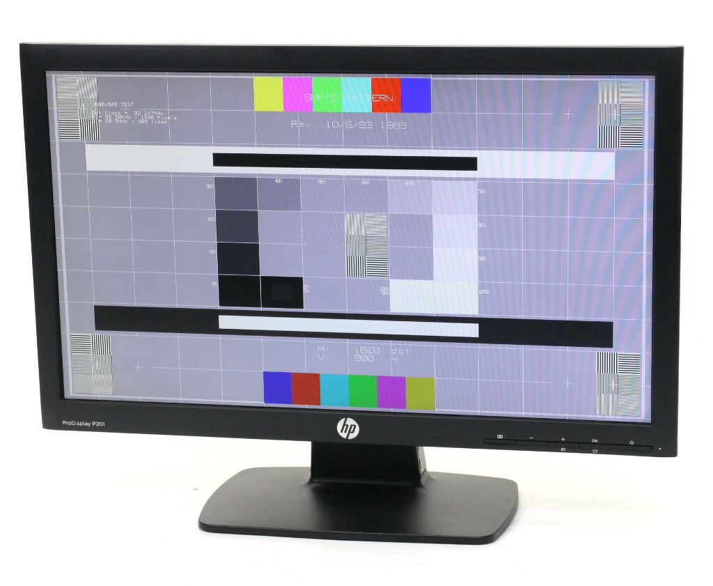 【楽天市場】hp ProDisplay P201 20インチ非光沢パネル HD+ 1600x900ドット DVI-D/アナログRGB入力 ...
