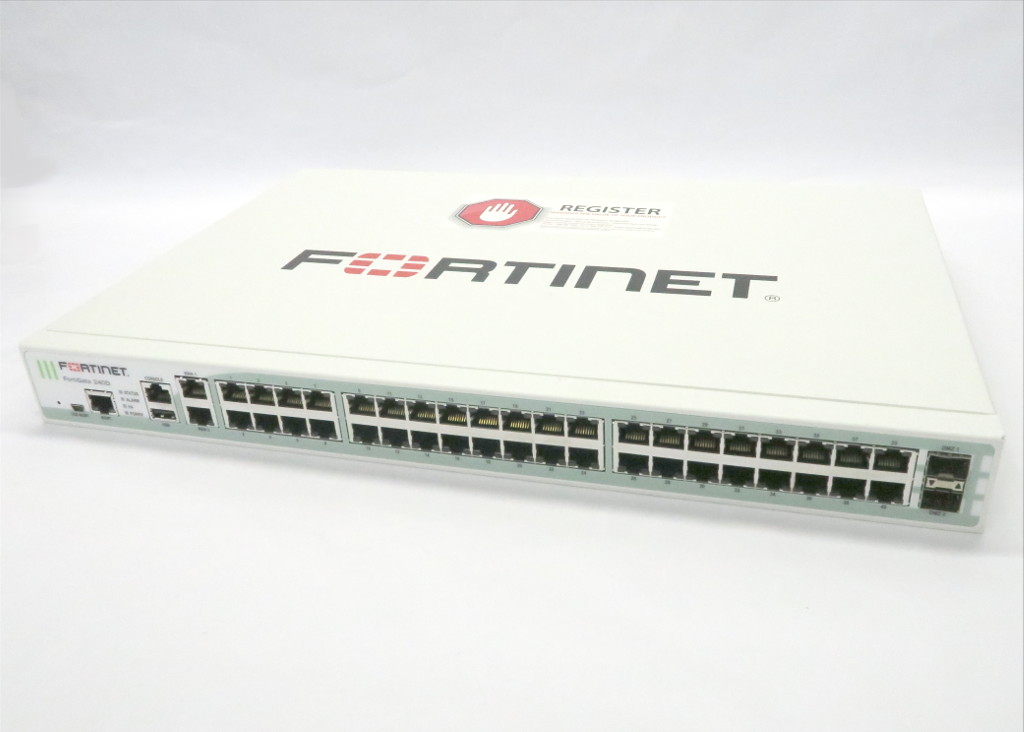 【楽天市場】Fortinet FortiGate-240D FireWallスループット最大4Gbps WAN2/LAN40/DMZ2ポート ...