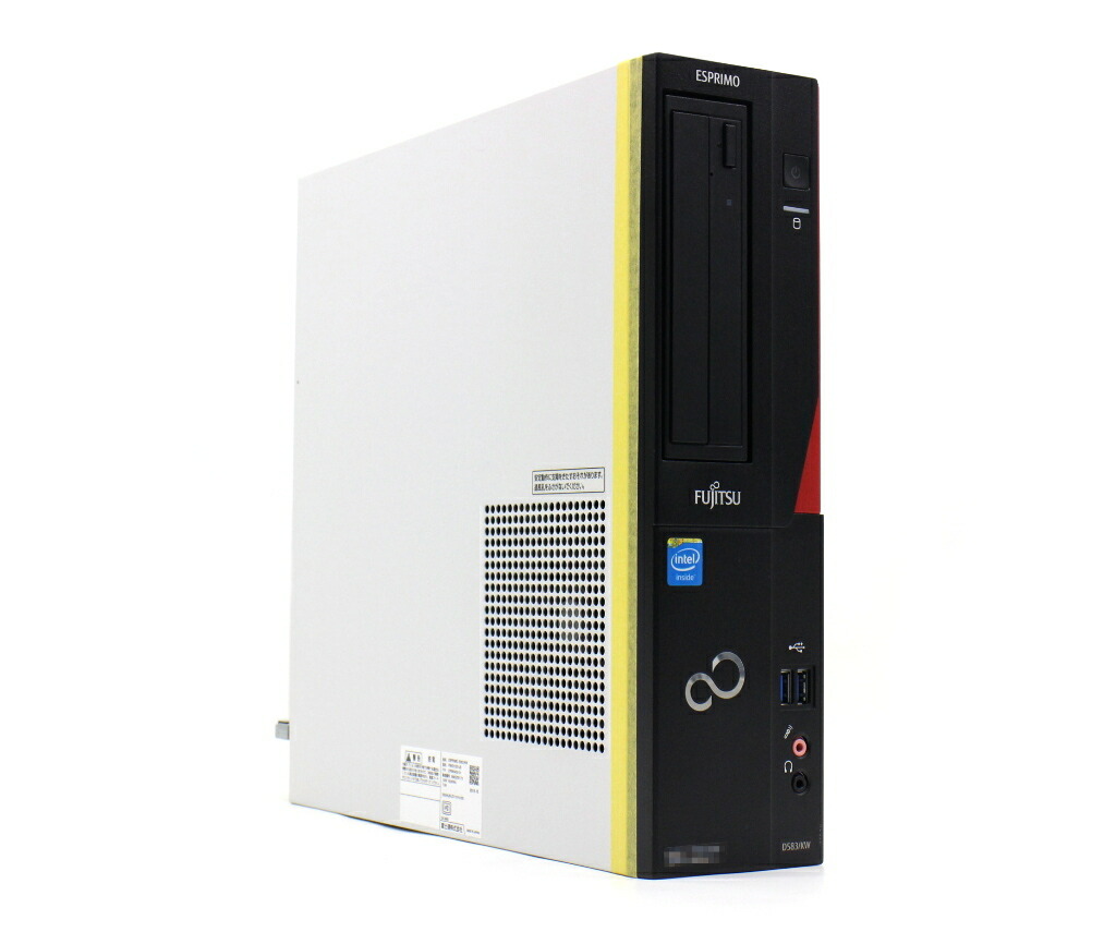 【楽天市場】富士通 ESPRIMO D583/KW Celeron G1840 2.80GHz 8GB 256GB(SSD) DVI-D DVD-ROM Windows10 Home ...