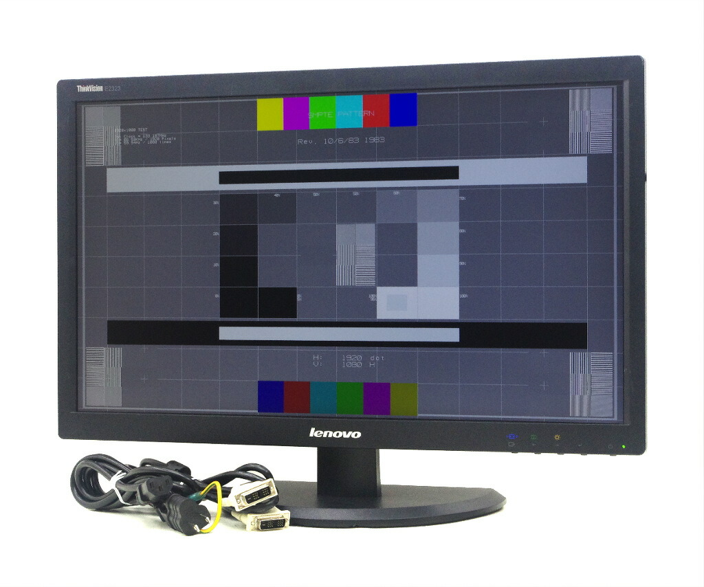 【楽天市場】Lenovo ThinkVision E2323 23インチ非光沢パネル フルHD 1920x1080ドット DVI-D/アナログ ...