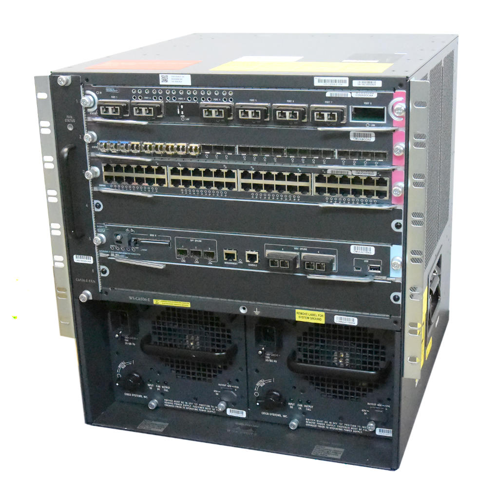 【楽天市場】【送料無料対象外】【沖縄不可】Cisco WS-C6506-E V04 VS-SUP2T-10G(FCモジュール対応 10GX ...