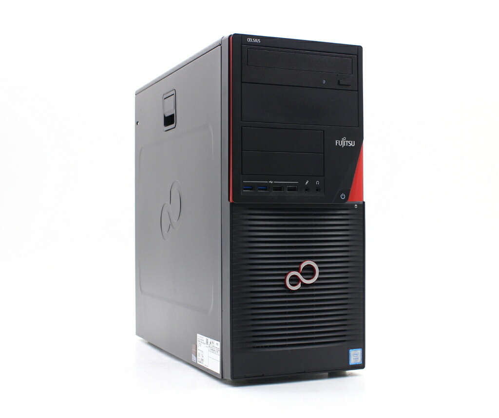 【楽天市場】富士通 CELSIUS W550 Xeon E3-1245 v5 3.5GHz 16GB 256GB(新品SSD) Quadro ...